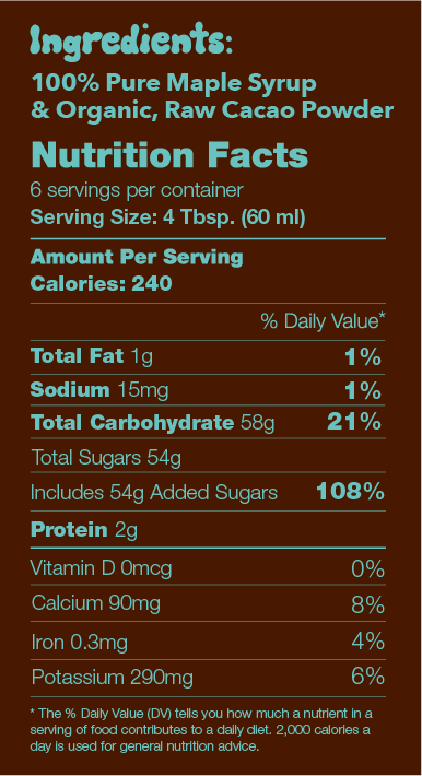 Chocolate Maple Syrup